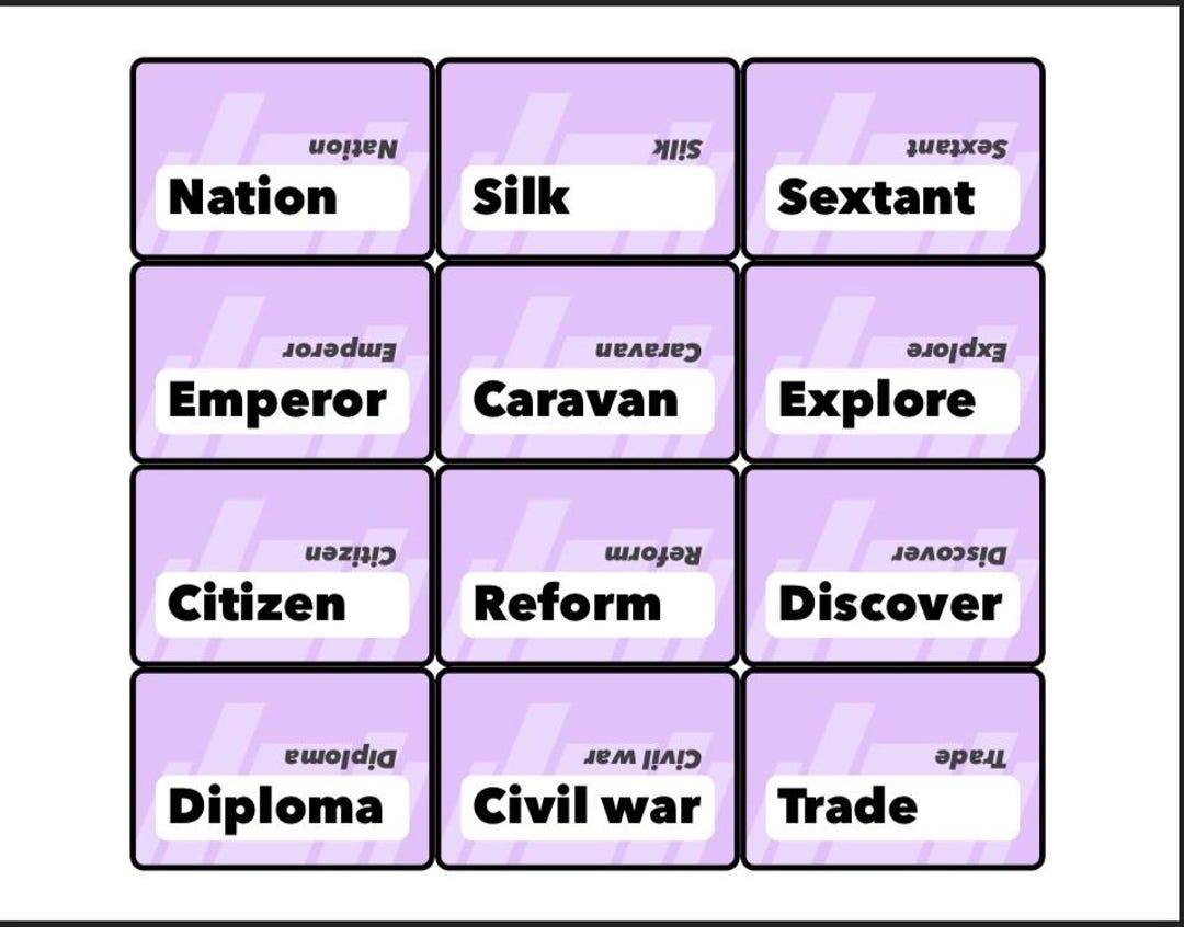Codenames Replacement Expansion Deck - Custom Digital Files - Etsy