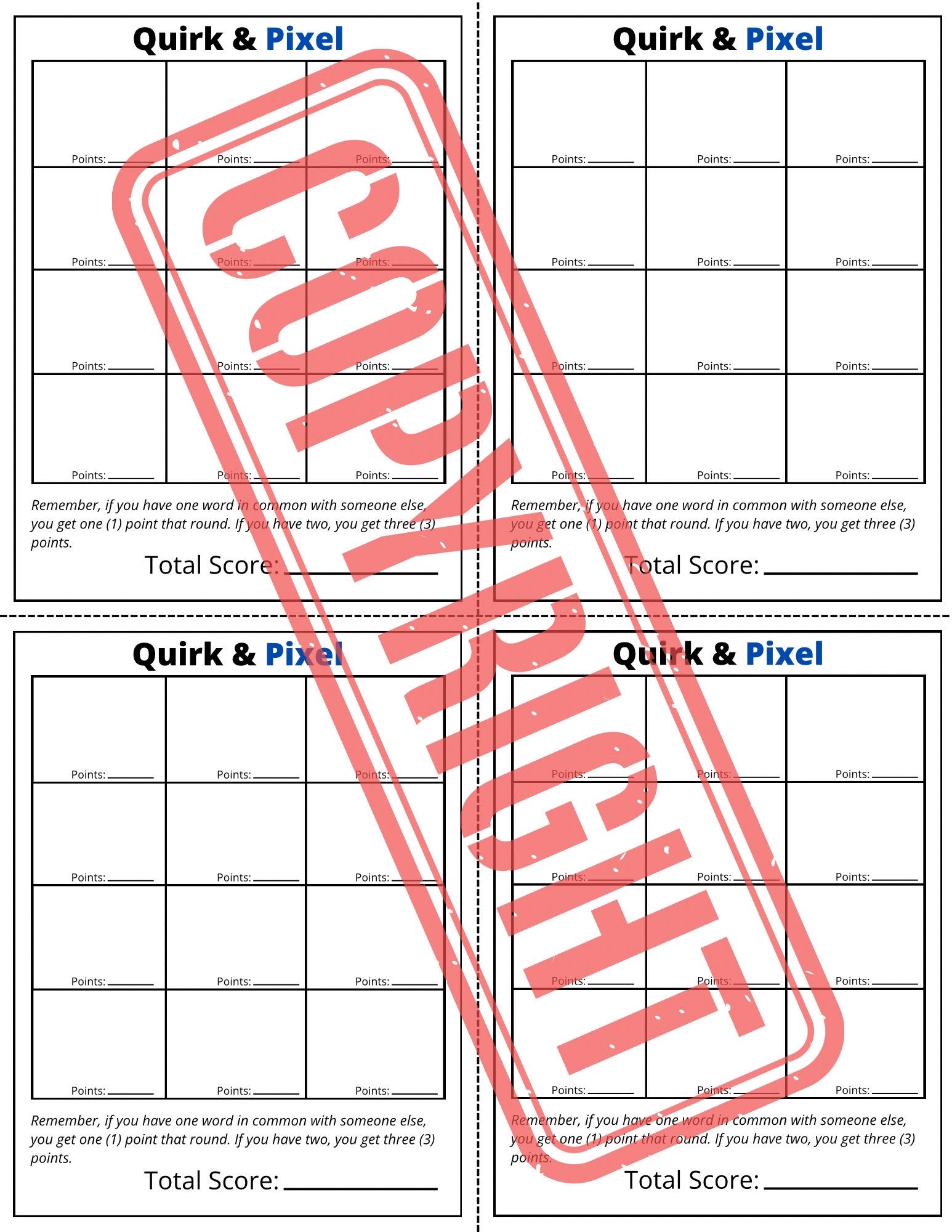 Double Ditto Replacement Deck - Printable Files - Etsy