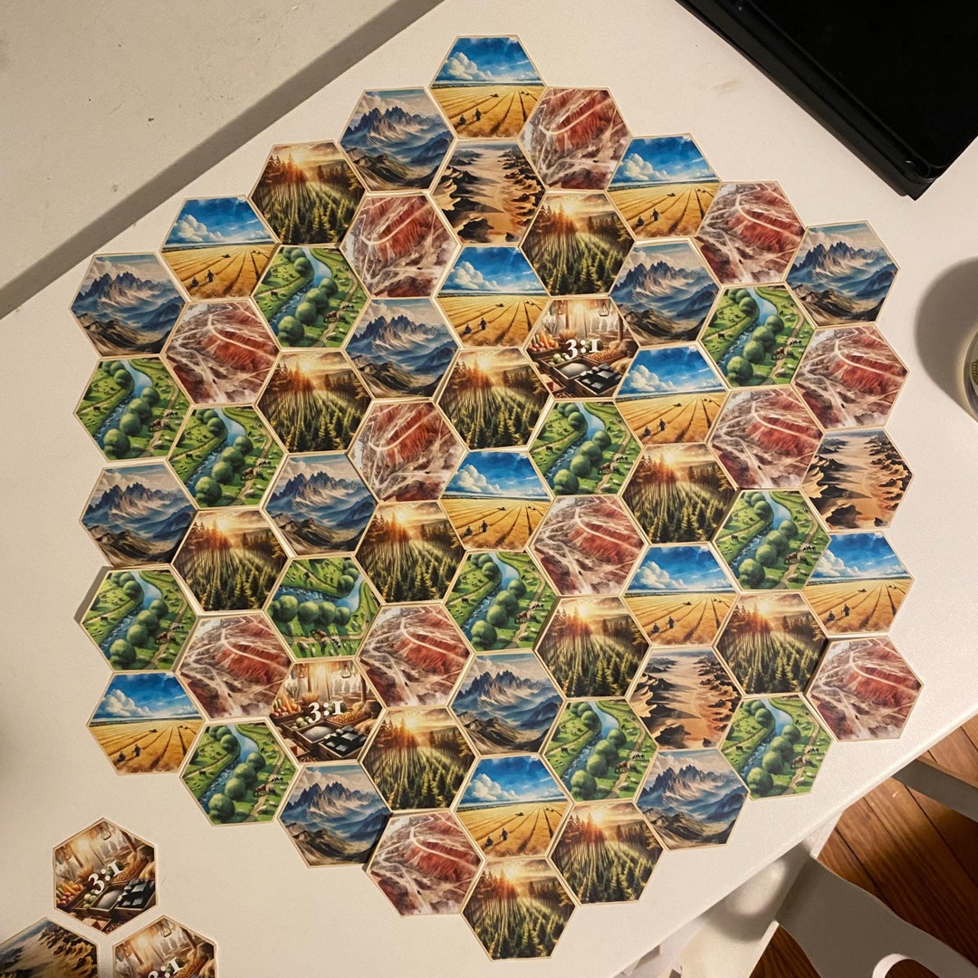 Catan Oversized Expansion Pack - Tiles Only - Etsy