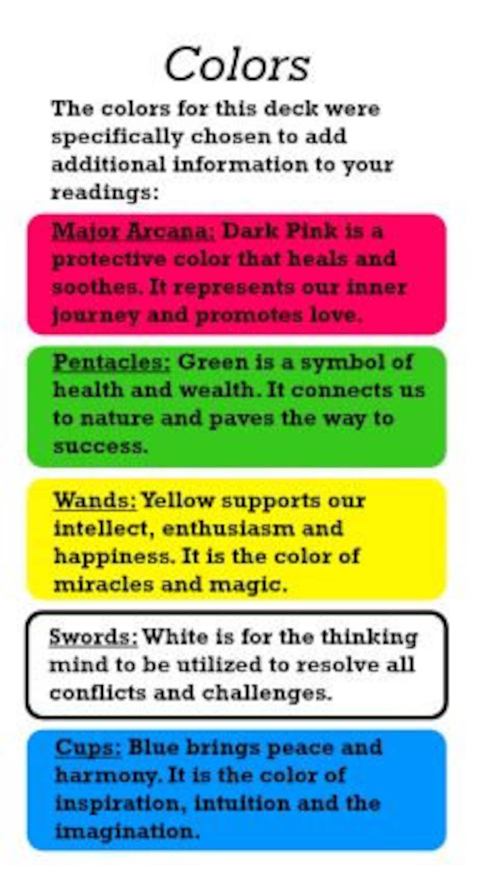 Swear Tarot Oracle Deck 78 Cuss Card Quotes Based on Rider - Etsy
