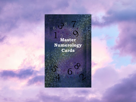 Master Numerology Oracle Deck Will Reveal Your Life Purpose - Etsy