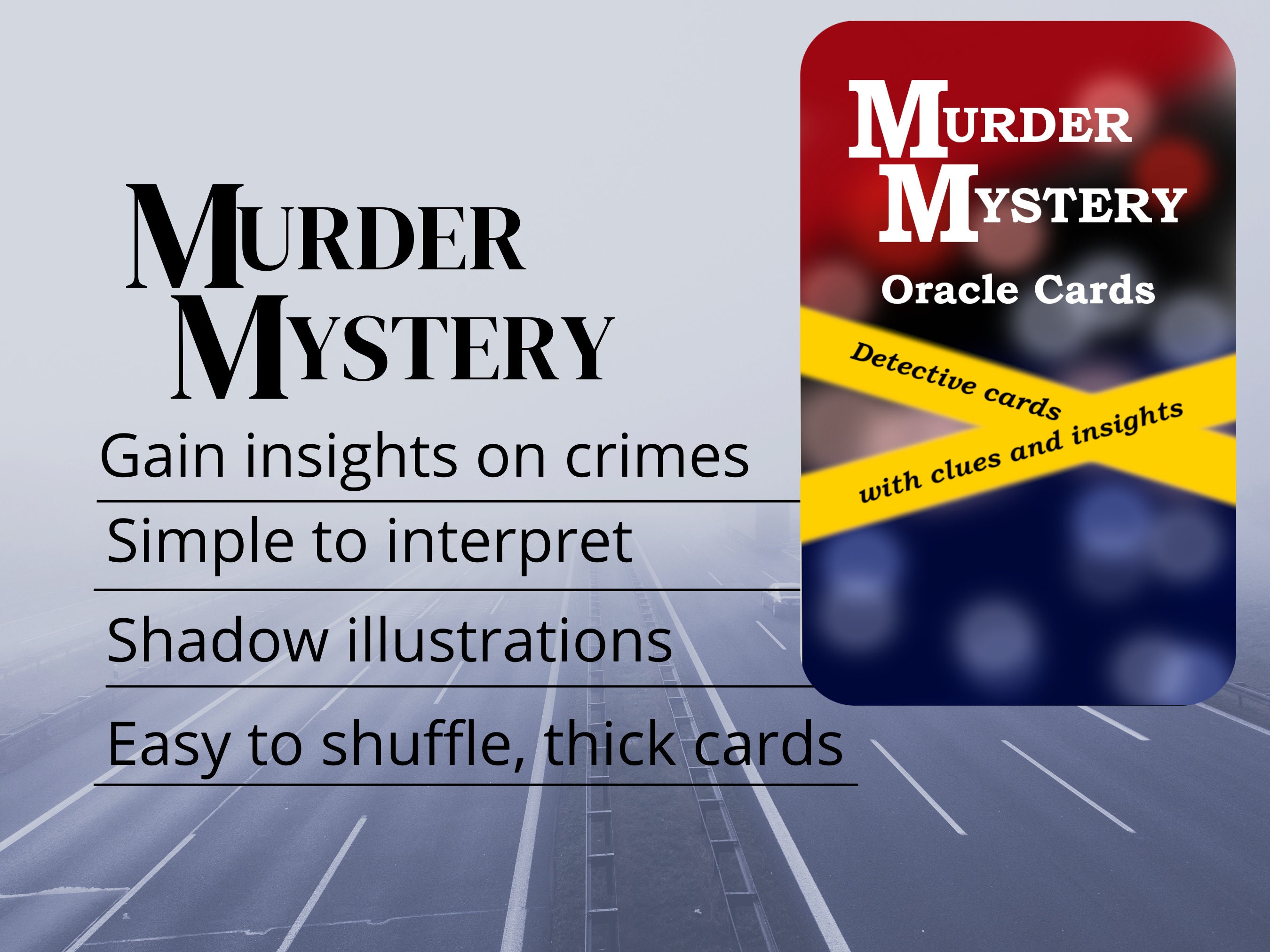 True Crime Murder Mystery Oracle Deck the Very First Deck - Etsy UK