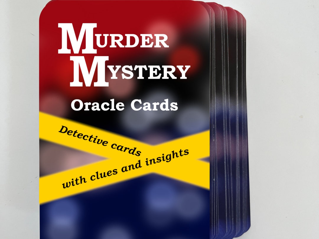 True Crime Murder Mystery Oracle Deck The Very First Deck For Gaining