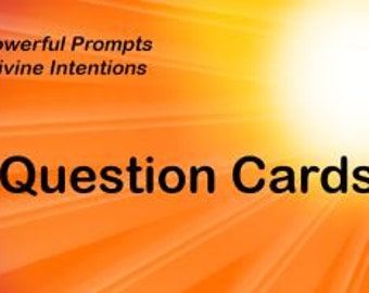 Powerful Question Cards for Use With Oracle Decks Tarot - Etsy