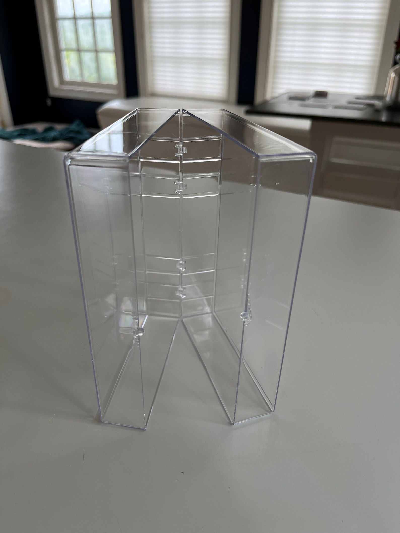 Clear Plastic Box Container With Hinge - Etsy