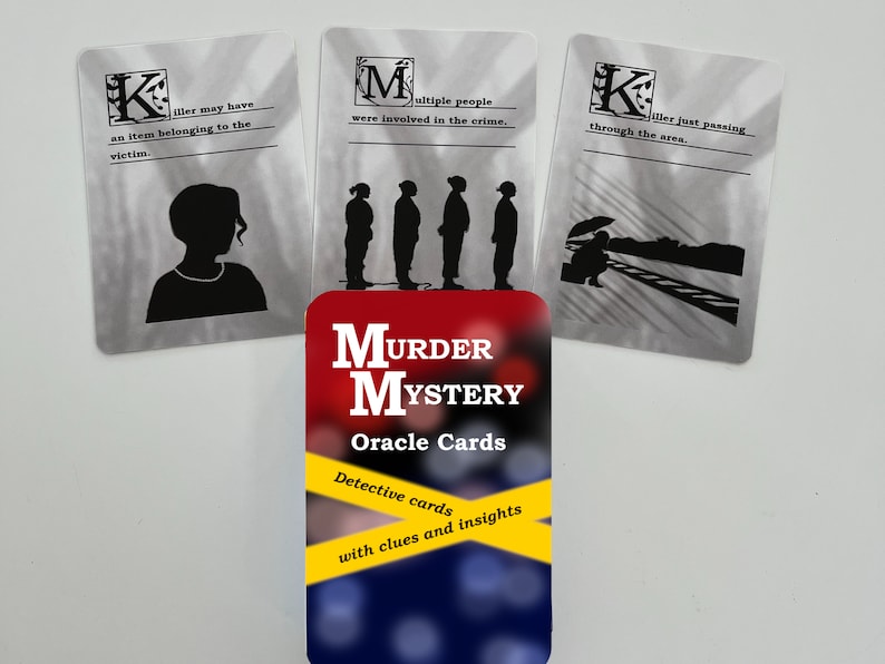 True Crime Murder Mystery Oracle Deck the Very First Deck - Etsy