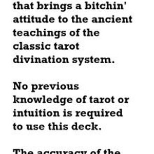 Swear Tarot Oracle Deck - 78 Cuss Card Quotes Based on Rider Waite ...