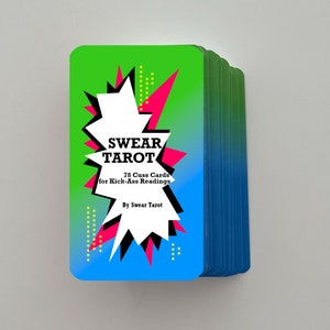 Swear Tarot Oracle Deck - 78 Cuss Card Quotes Based on Rider Waite ...