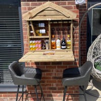 Garden Wall Rutic Gin Beer Fence Folding Bar Wooden Timber - Etsy UK