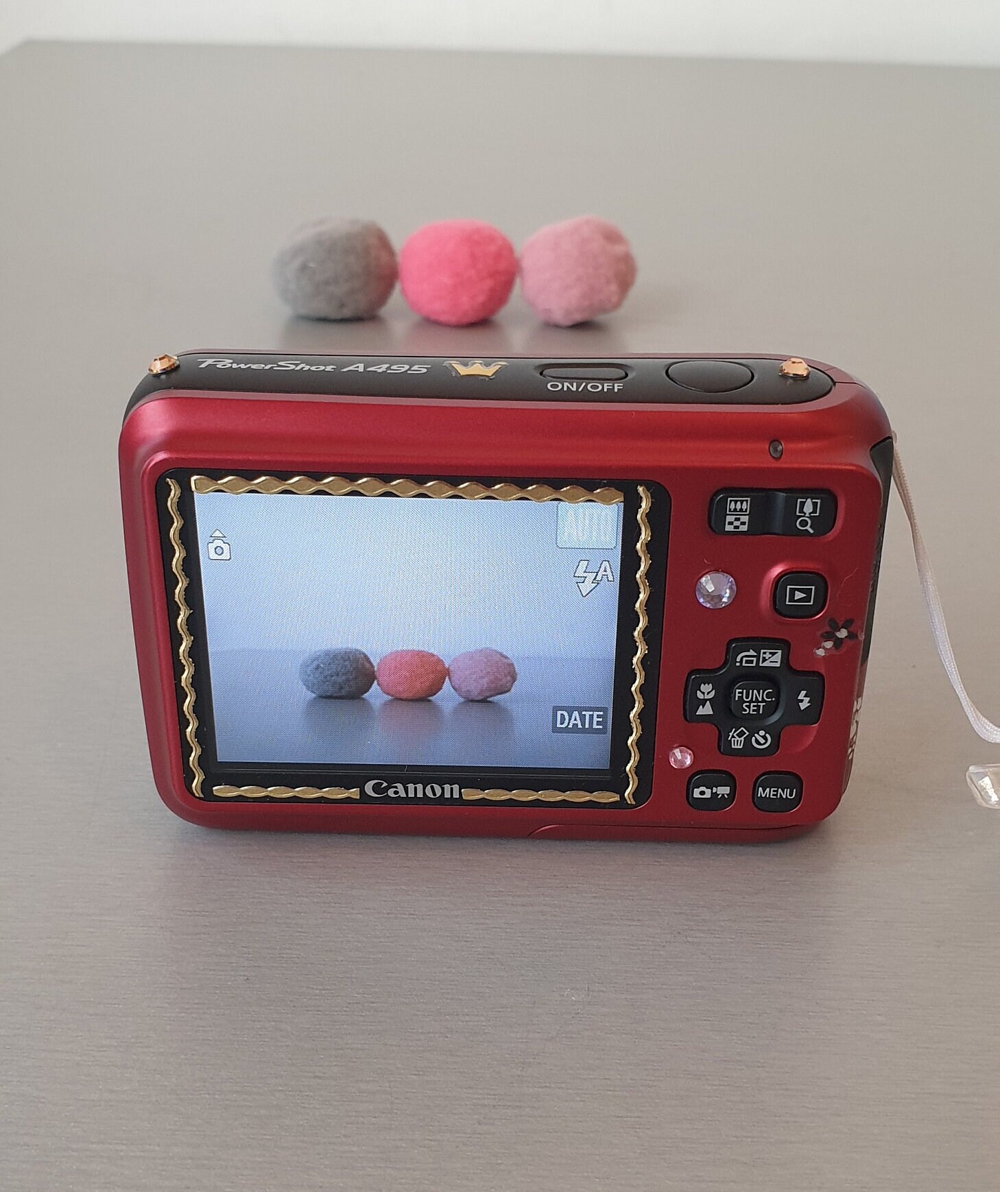 Cute Camera Canon Powershot A495 in Red Color - Etsy