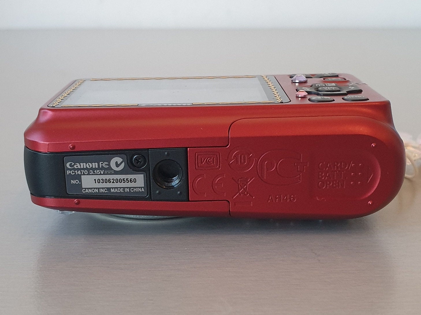 Cute Camera Canon Powershot A495 in Red Color - Etsy