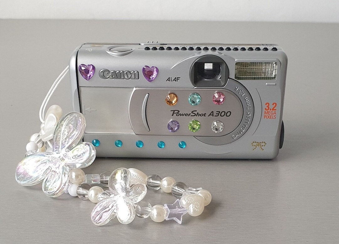 Y2K Camera Canon Powershot A300 Cute Digital Camera Aesthetic Retro ...
