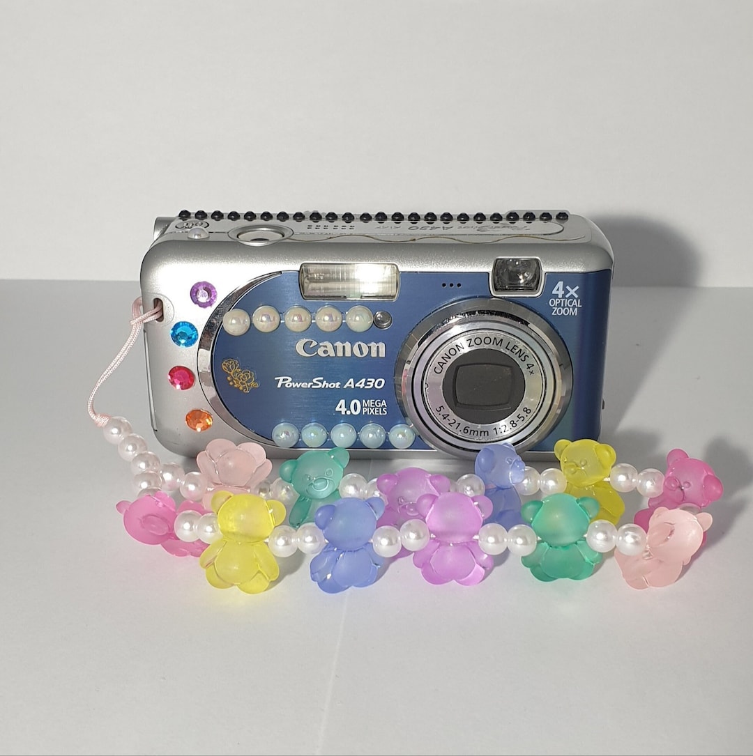 YK2 Camera Canon Powershot A430 in Blue Color - Etsy