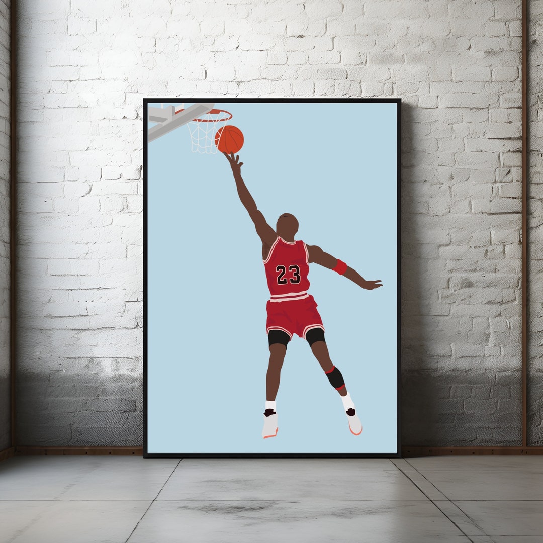 Michael Jordan Air Jordan Basketball Art Print Posters Digital Printing ...