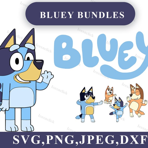 Bluey Font Download - Etsy