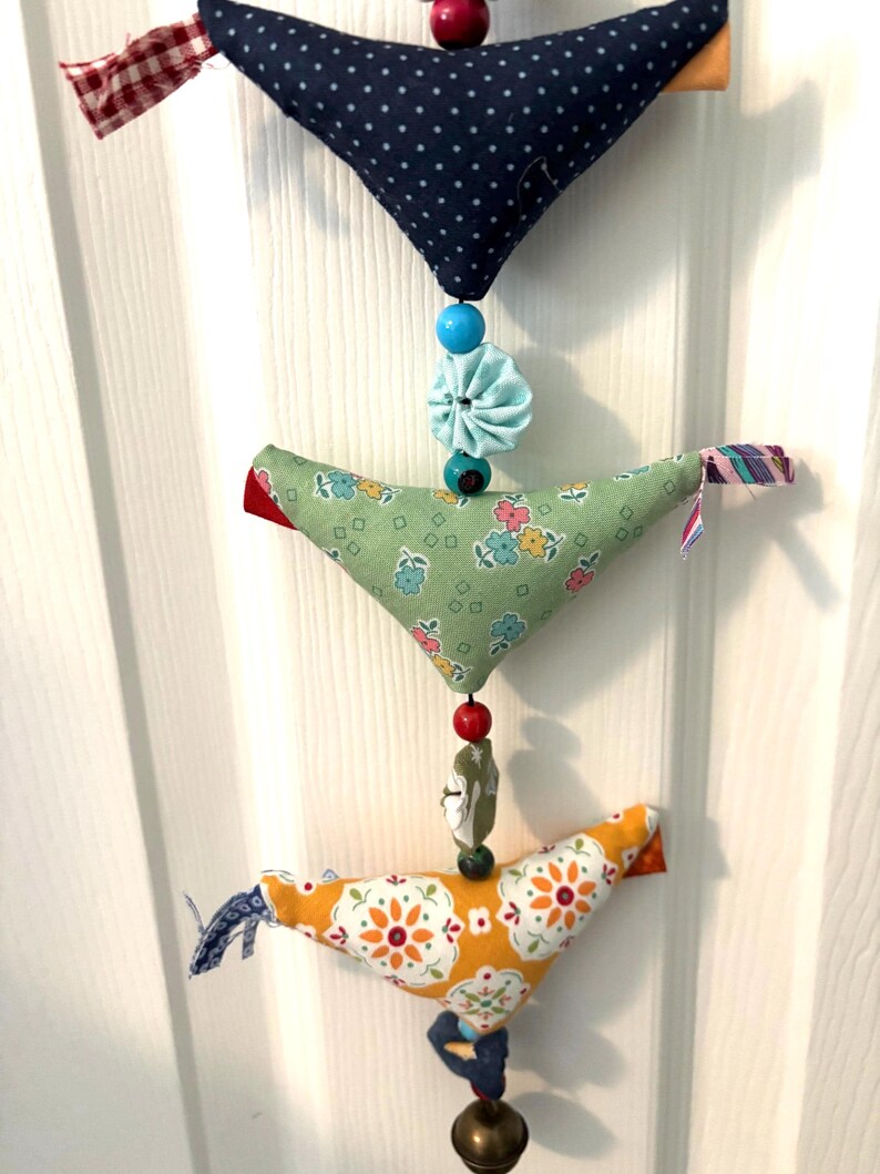 Prosperity Hens, Handmade With Beads and Cotton and Decorative Bell. - Etsy