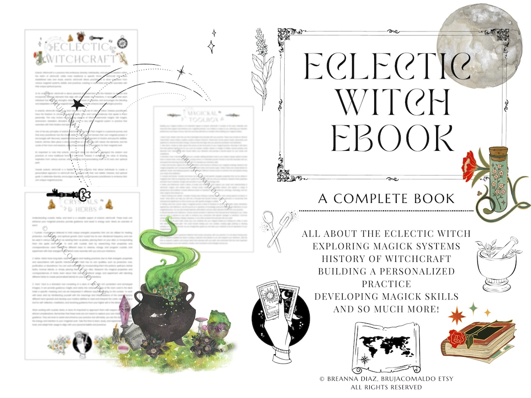 The Eclectic Witch Ebook: Crafting a Personalized Practice | Printable ...