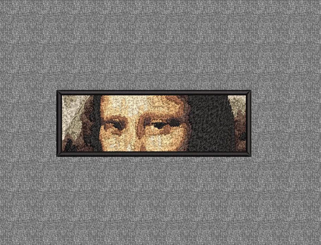 Mona Lisa Embroidery Pattern - Mona Lisa Embroidery Design. INSTANT ...