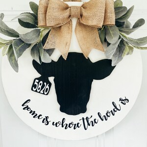 Welcome to the Herd Cow Door Sign - Etsy