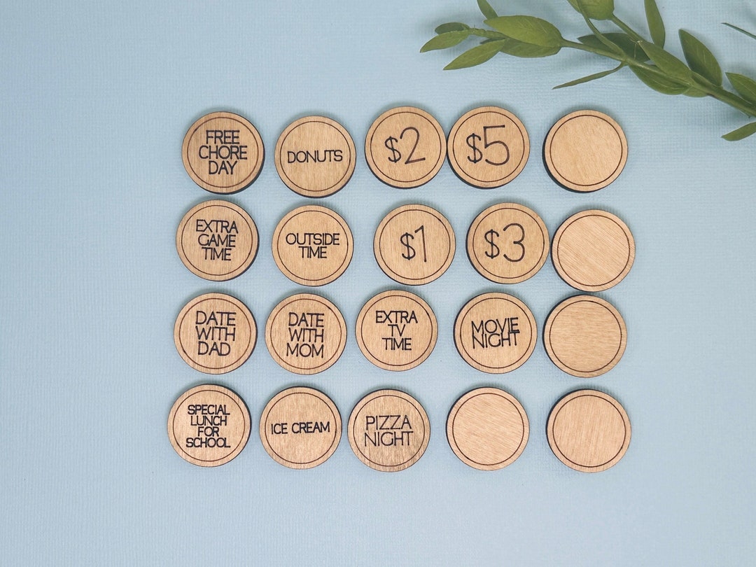Kids Reward Tokens Chore Reward Encouragement Rewards Good - Etsy