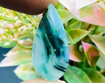 Designer Top Beautiful Peru Opal Natural Blue Peruvian Opal Gemstone ...