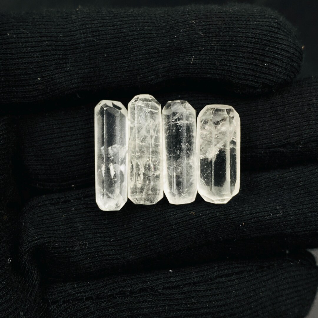 Natural Quartz Pencil Double Point Pencils Hand Cut for Crystal Grid ...
