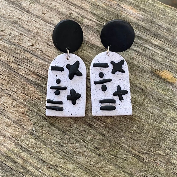Math Earrings - Etsy