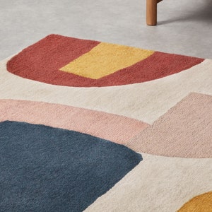 Melting Rug Handmade Tufted Rug Wool Rug Area Rug Hand Tufted - Etsy