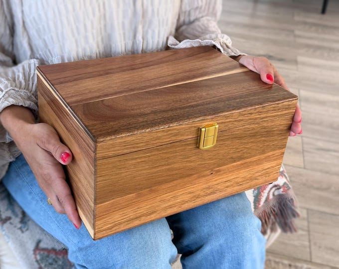 Artisan Handcrafted Box High-end Keepsake Memory Box Handmade Wooden Memory Box Fine Wooden ...