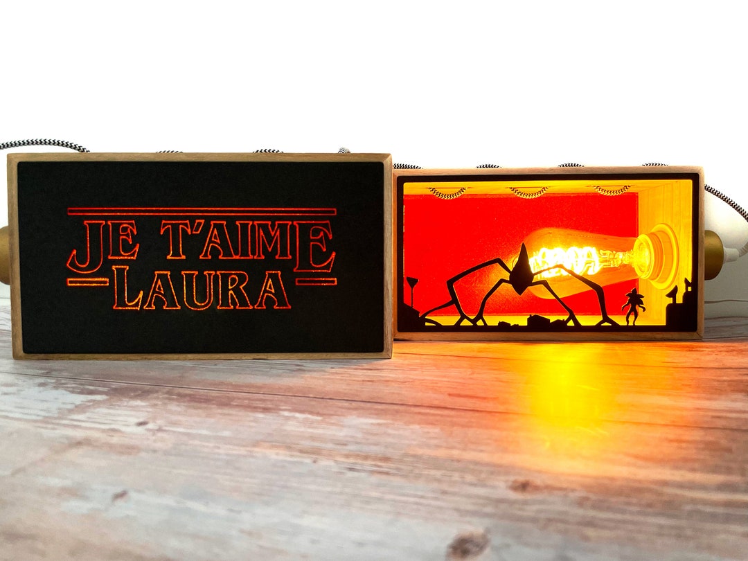 Stranger Things Lamp Mind Flayer/mental Flayer Custom Text - Etsy