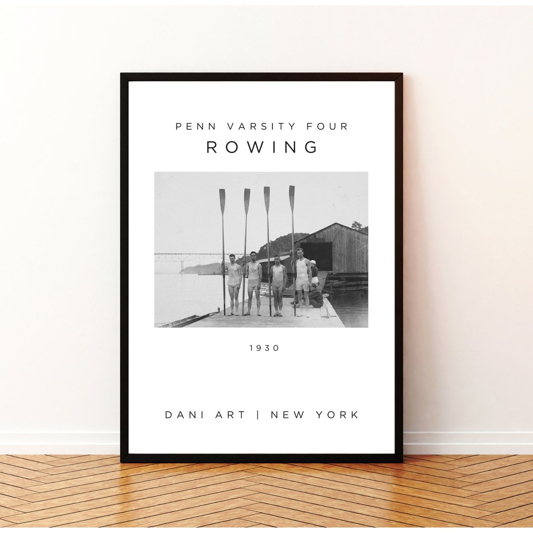 PENN ROWING Poster | Vintage Sports Photo | Vintage Crew | Vintage ...
