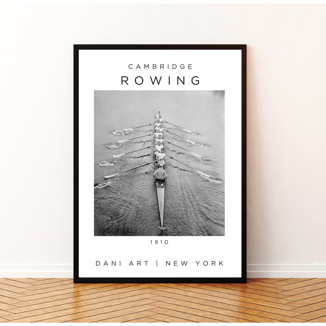 CAMBRIDGE ROWING Poster Pub Room Decor Vintage Crew - Etsy