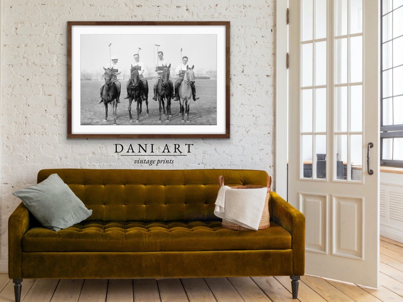 POLO MATCH PRINT Vintage Polo Photo Sports Wall Decor for - Etsy