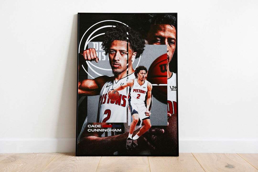Cade Cunningham Poster, NBA Posters, Wall Art, Wall Decor, 12x18 20x30 ...