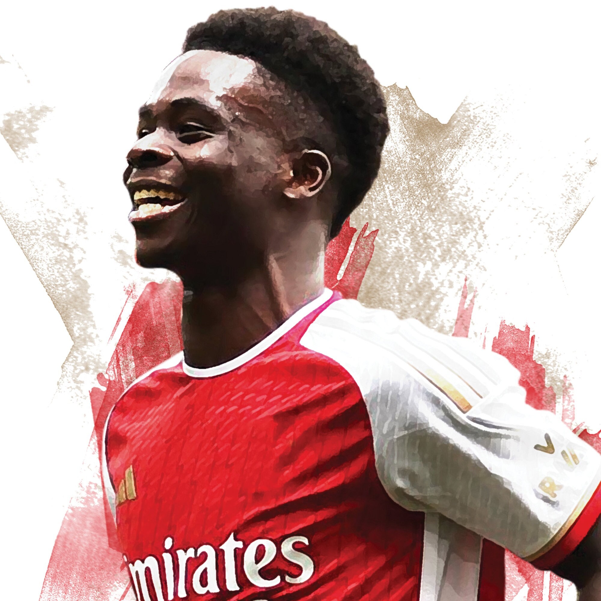 Bukayo Saka Poster Arsenal Poster Football Posters Soccer - Etsy