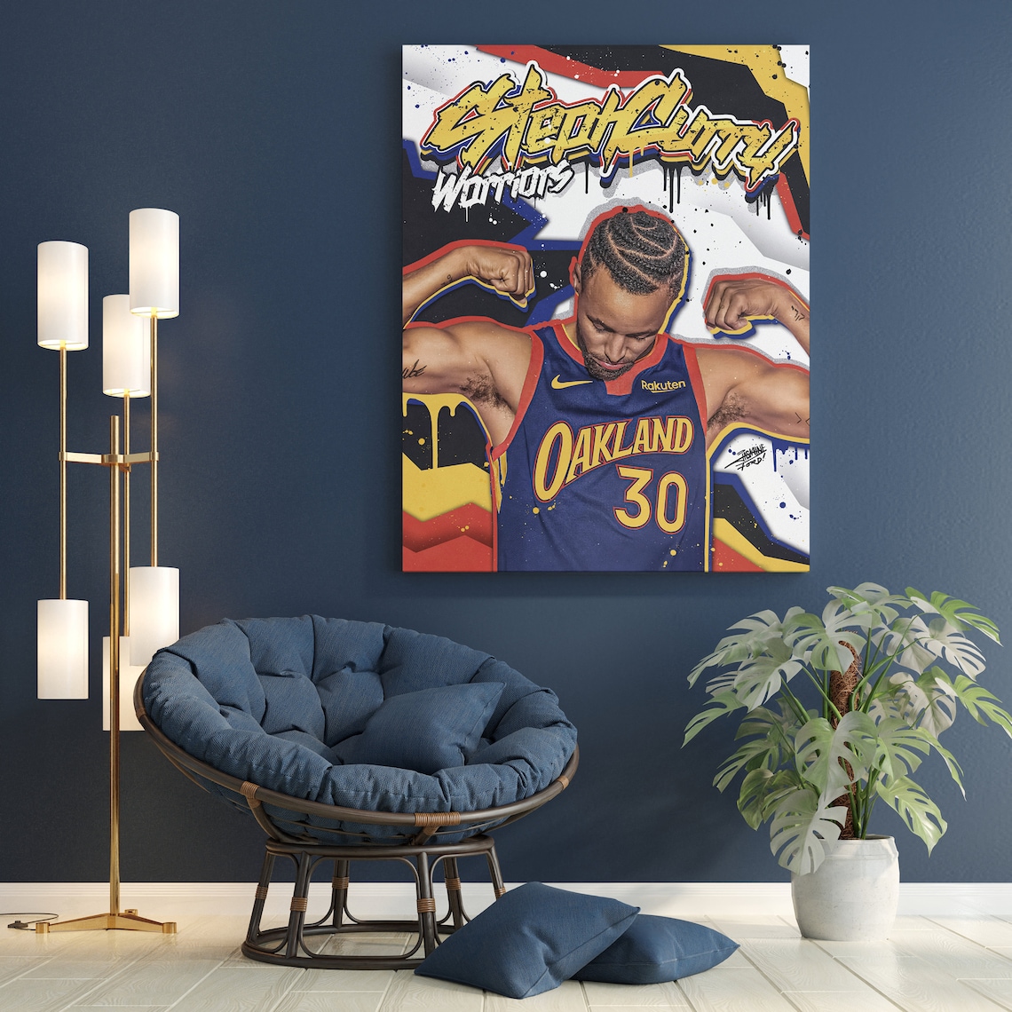 Stephen Curry Poster NBA Posters Wall Art Wall Decor 12x18 - Etsy