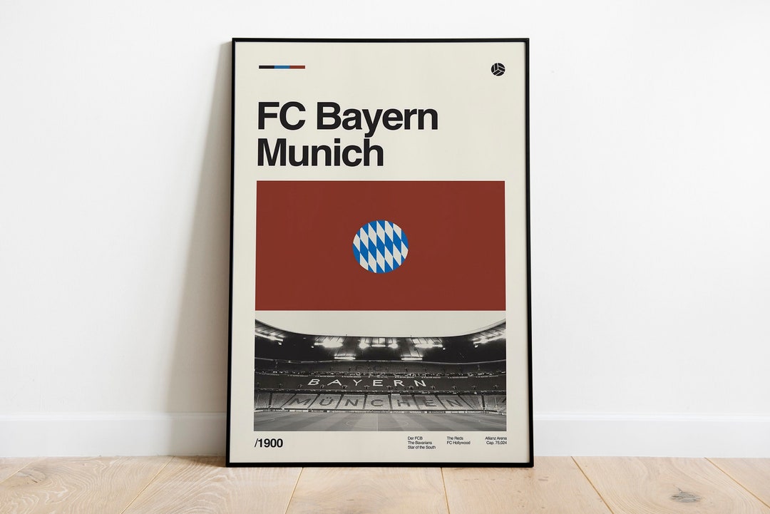 FC Bayern München Poster, Allianz Arena Stadion Poster, Fußball Poster ...