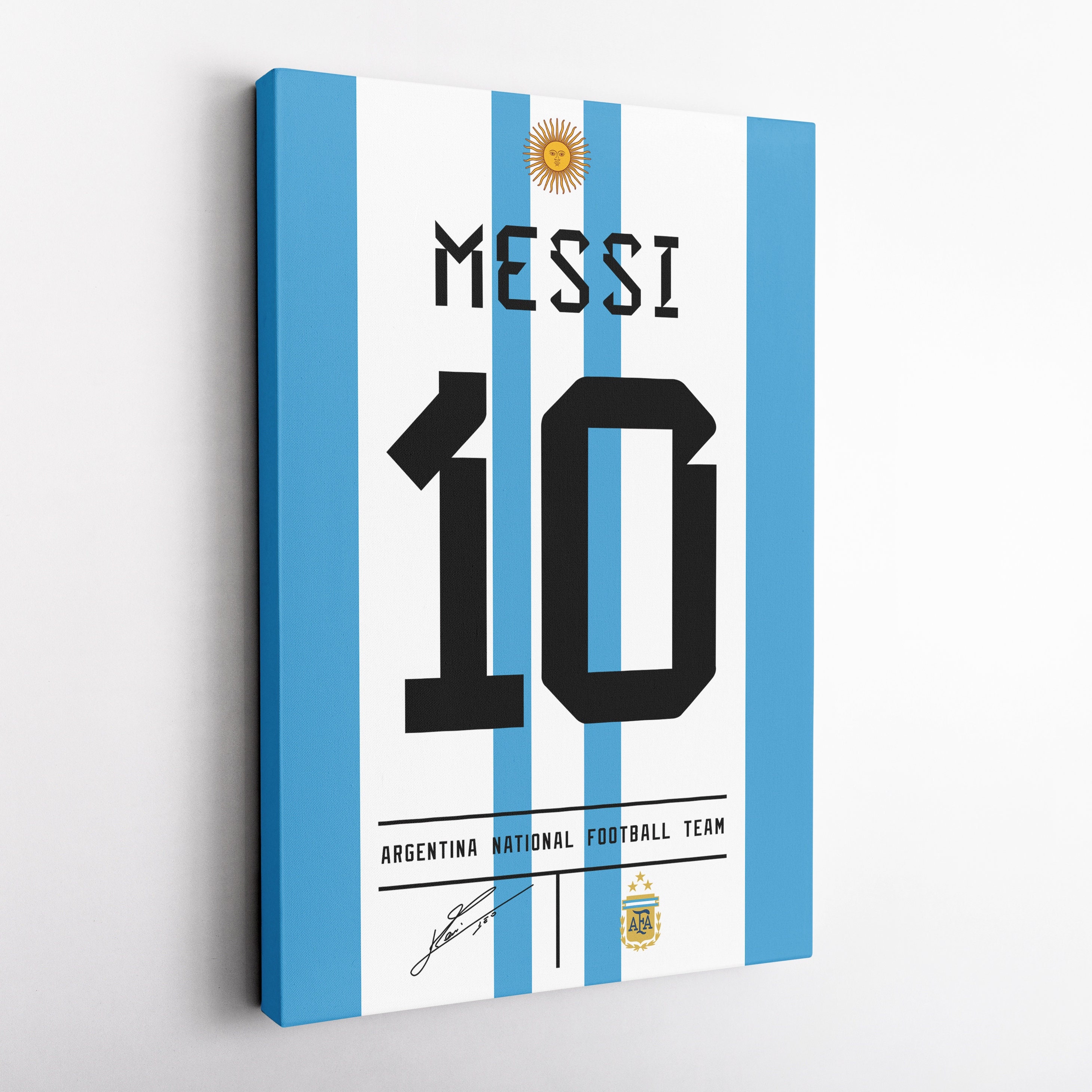Lionel Messi Poster, Football Posters, Wall Art, Wall Decor, 12x18 ...