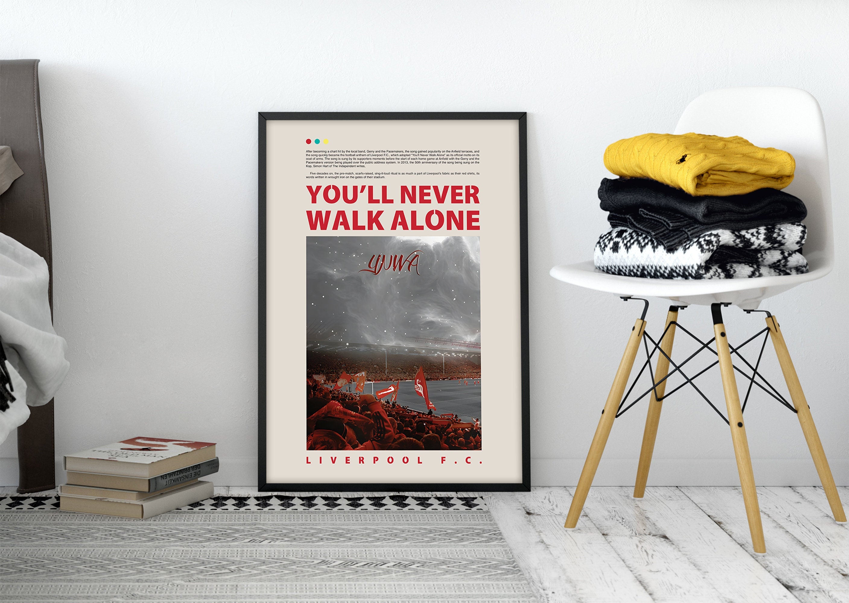 Liverpool FC Poster, You Will Never Walk Alone Poster, Soccer Poster ...