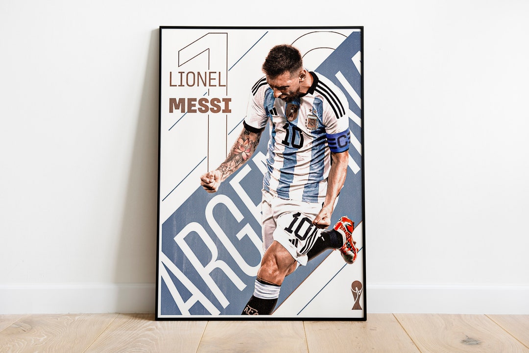 Lionel Messi Poster, Football Posters, Wall Art, Wall Decor, 12x18 ...