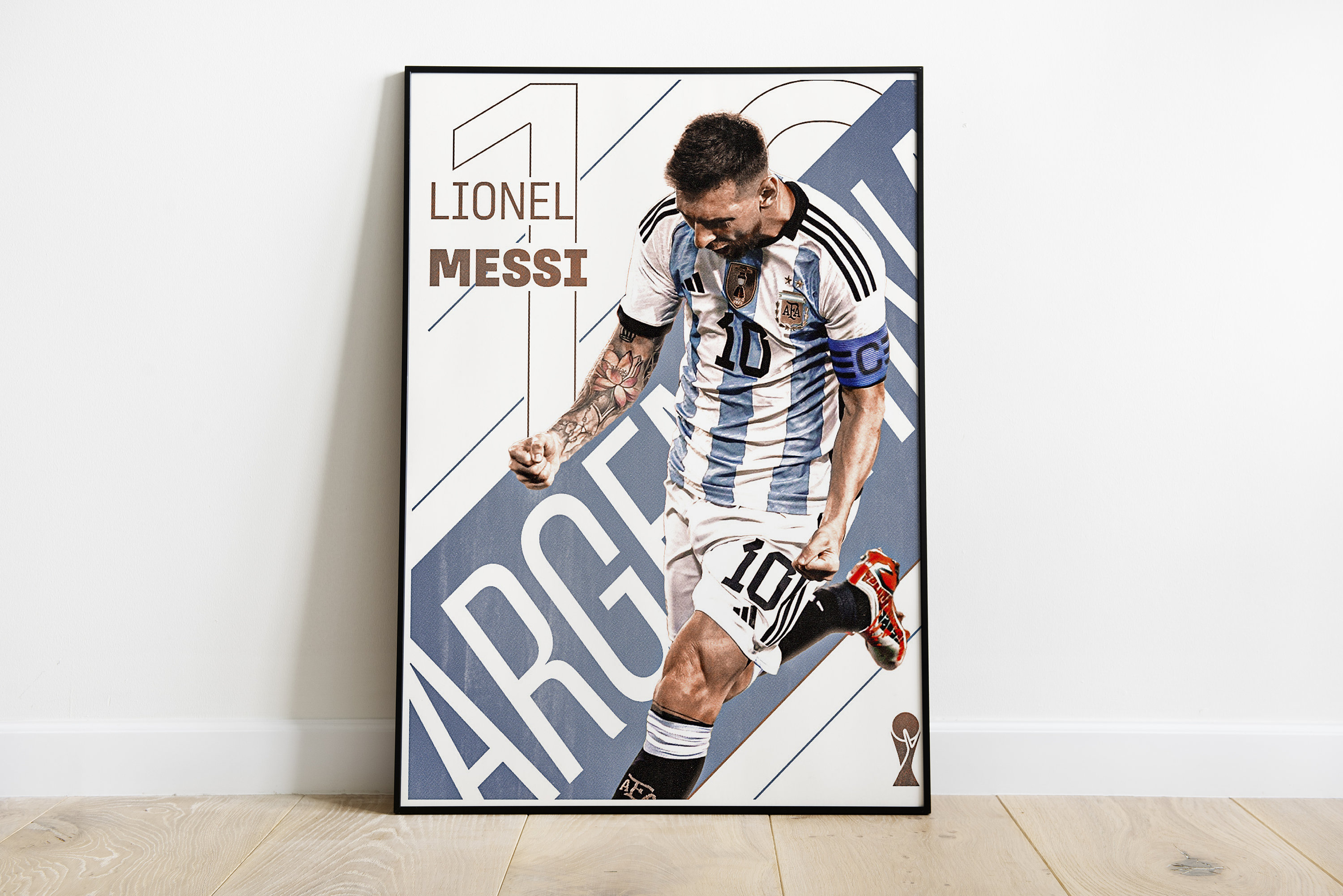 Lionel Messi Poster, Football Posters, Wall Art, Wall Decor, 12x18 ...