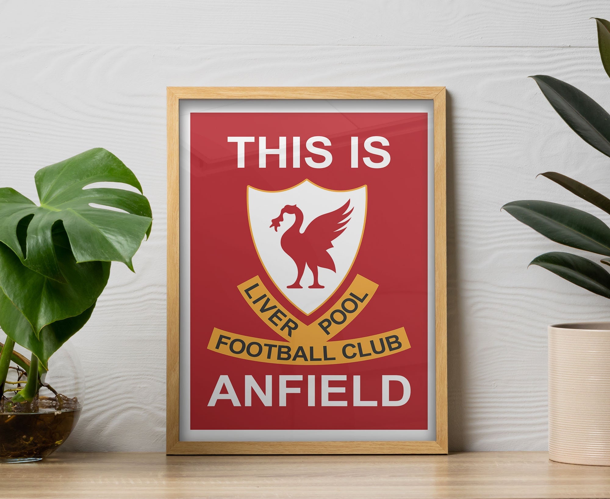Liverpool FC Poster, Anfield Stadium Poster, Football Posters, Soccer ...