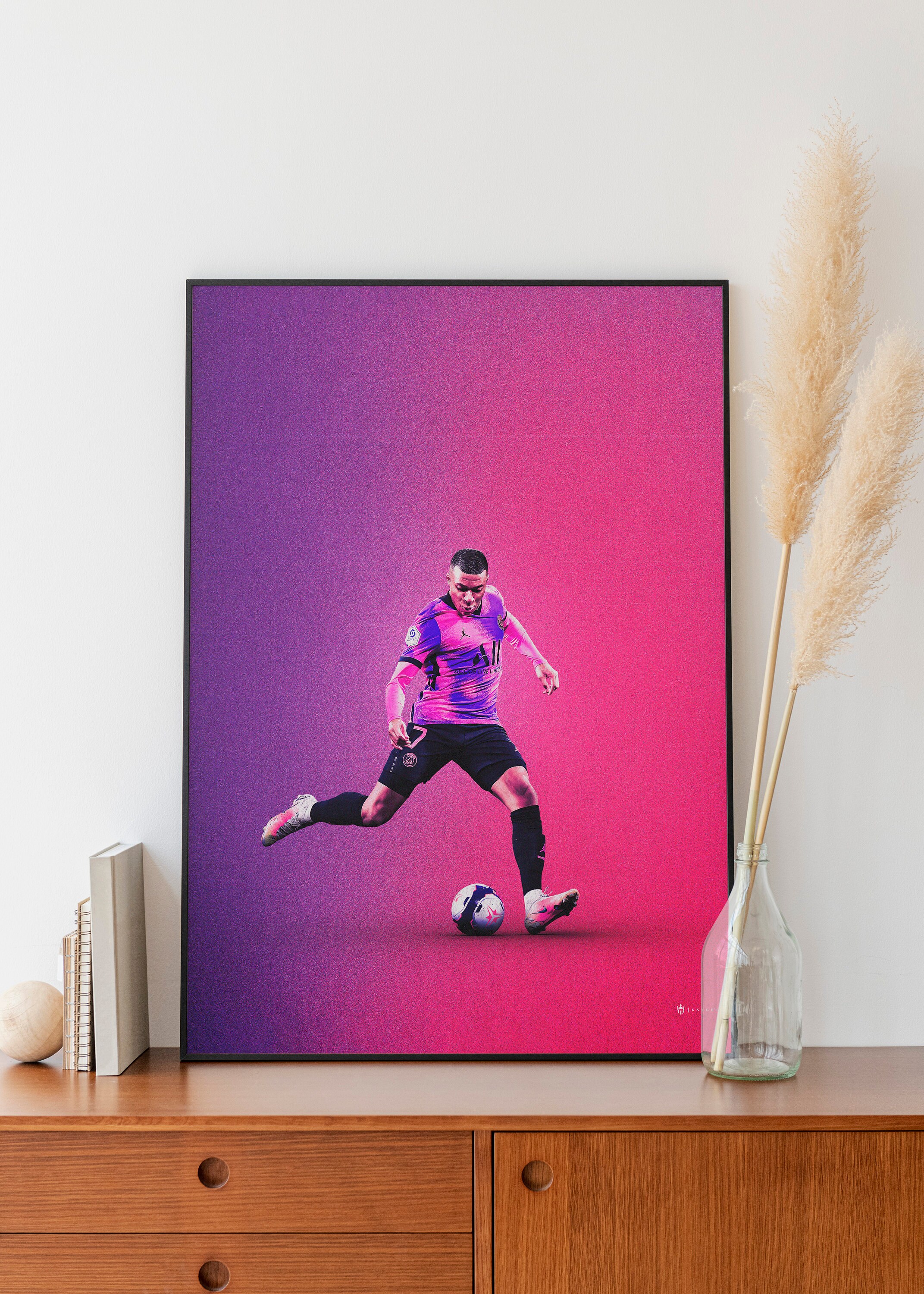 Kylian Mbappe Poster Football Posters Wall Art Wall Decor - Etsy Australia