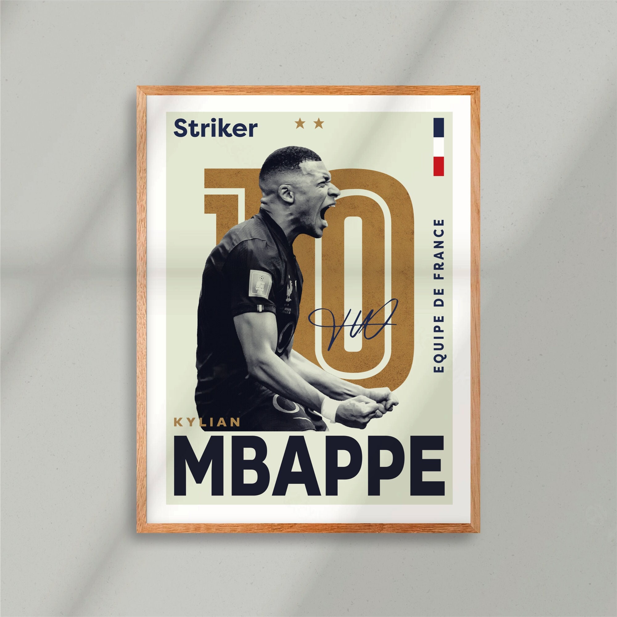 Kylian Mbappe Poster, Football Posters,France World Cup Poster, Soccer ...