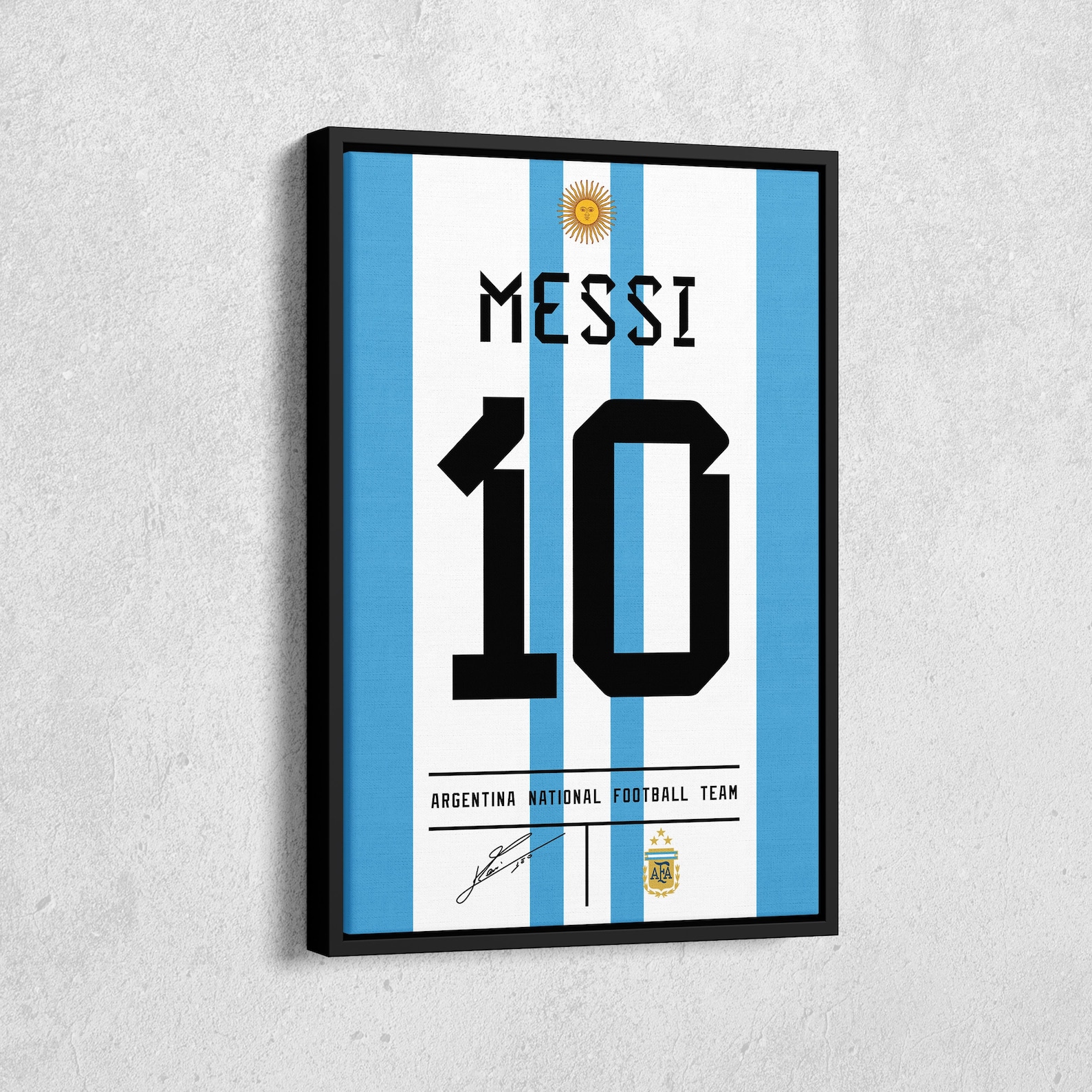 Lionel Messi Poster, Football Posters, Wall Art, Wall Decor, 12x18 ...