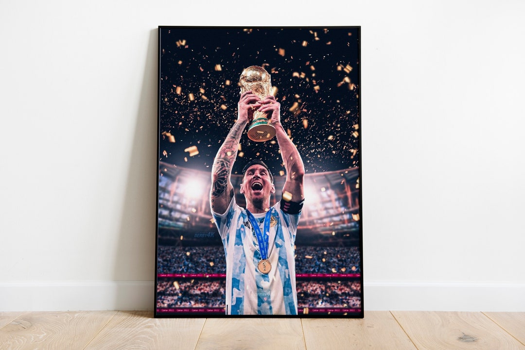 Lionel Messi Poster, Football Posters, Wall Art, Wall Decor, 12x18 ...