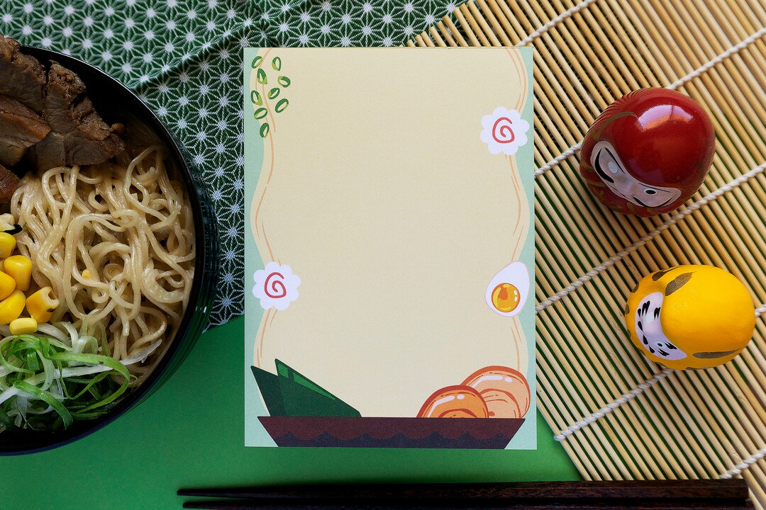 Ramen Noodles Notepad - Etsy