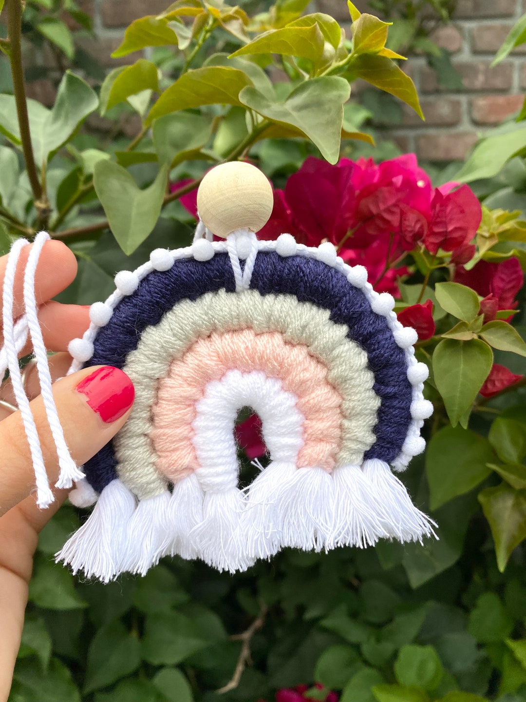 Customizable Macrame Rainbow - Etsy