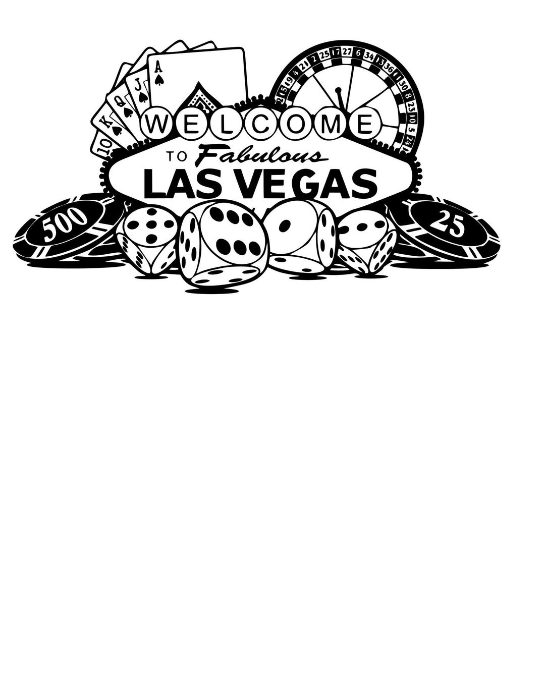 Welcome to Fabulous Las Vegas SVG PNG JPEG - Etsy