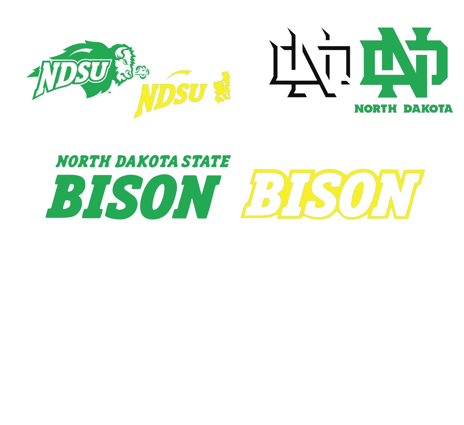 Ndsu Bison Logo Vector